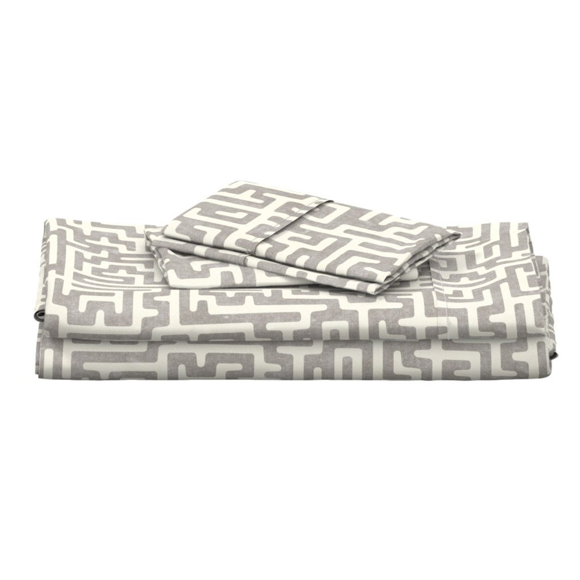 Neutral Earth Tone Sheets Mud Cloth Maze by Littlearrowdecor | Etsy