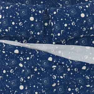 Constellations Sheets Solar System Blue by Heatherdutton Vintage Galaxy ...