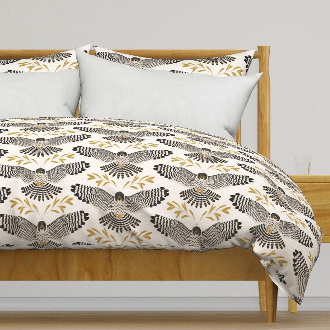 Comeback Bedding - Comeback Peregrine Falcon by Garabateo - Peregrine ...