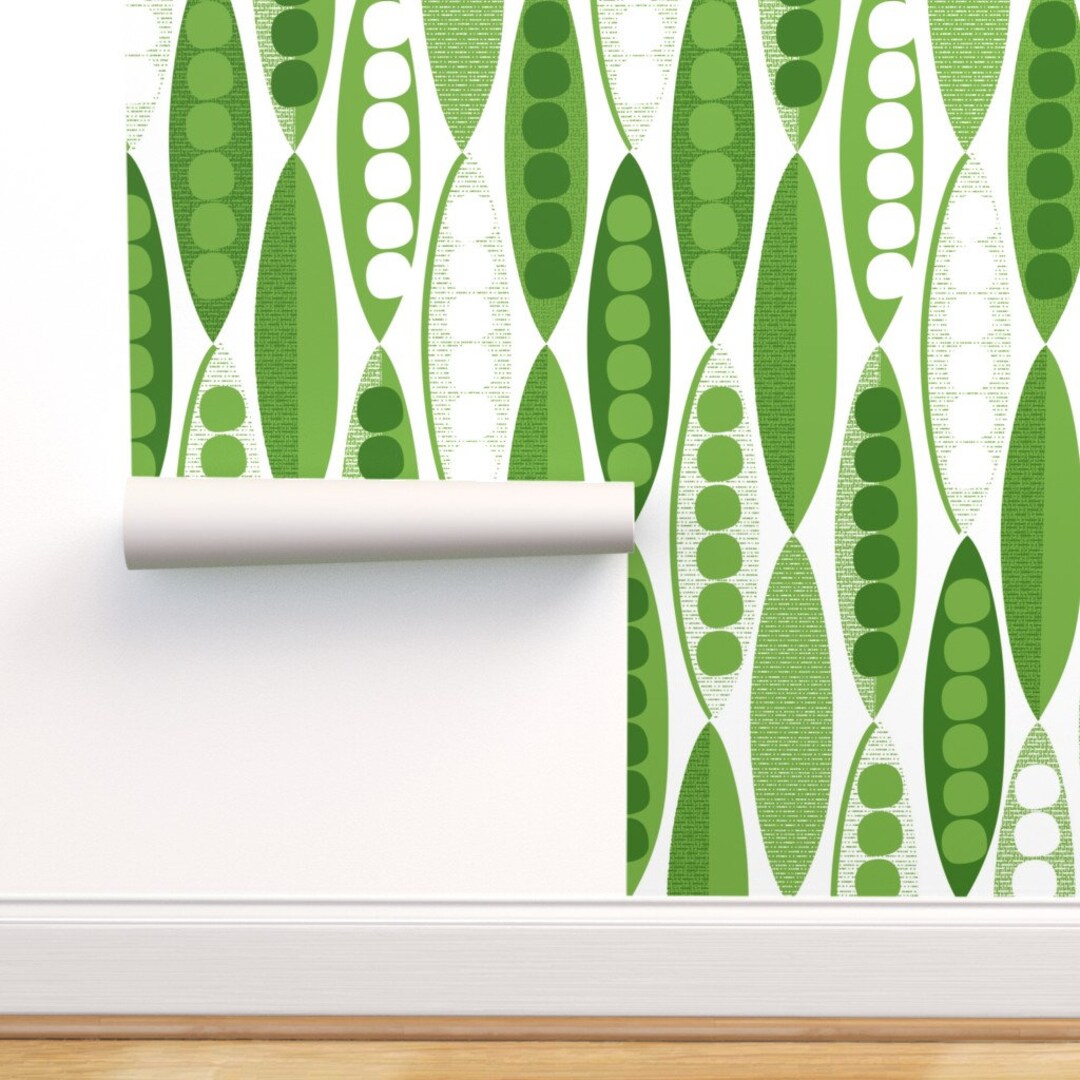 Green Peas Commercial Grade Wallpaper Pod by Spellstone - Etsy