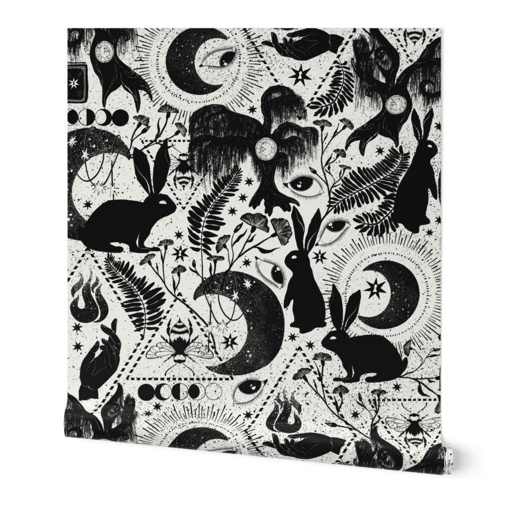 Occult Commercial Grade Wallpaper Magician's Land by - Etsy