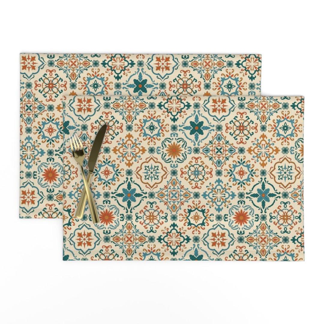 Spanish Tiled Placemats (set of 2) - Spanish Tiles by Maritcooper ...
