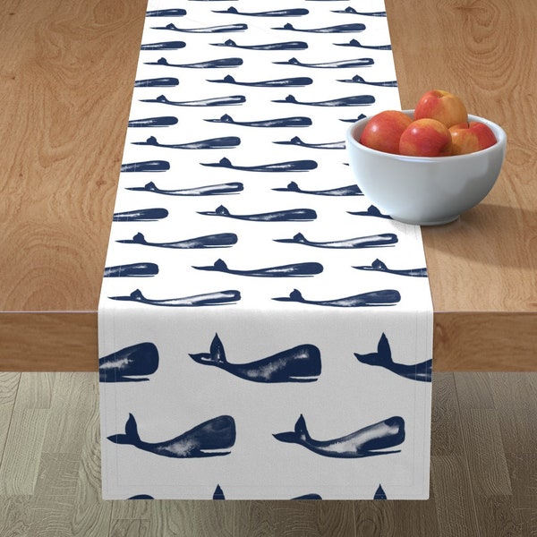 Navy Table Runner - Etsy