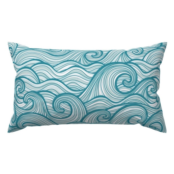 Waves Pillow - Etsy