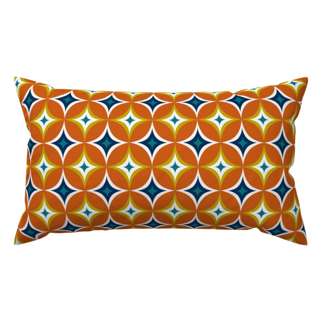 Bright Mod Orbs Accent Pillow - Astral Modern Geometric by ...