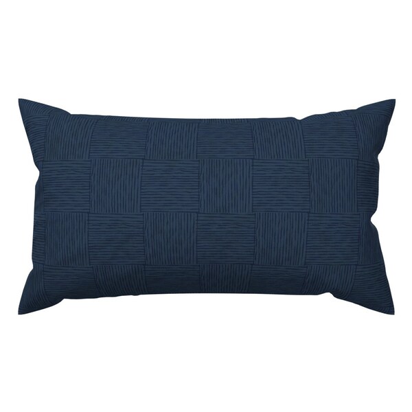 Dark Blue Pillow - Etsy