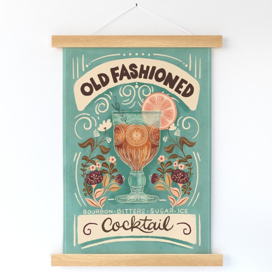 Old Fashioned Wall Hanging Old Fashioned by Bridgettstahlman - Etsy