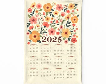 2025 Calendar Tea Towel - BIRDS - Etsy