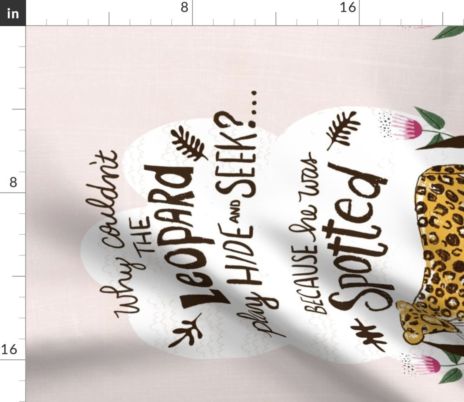 Cute Leopard Pun Tea Towel - the Spotted Leopard by Bridgettstahlman ...