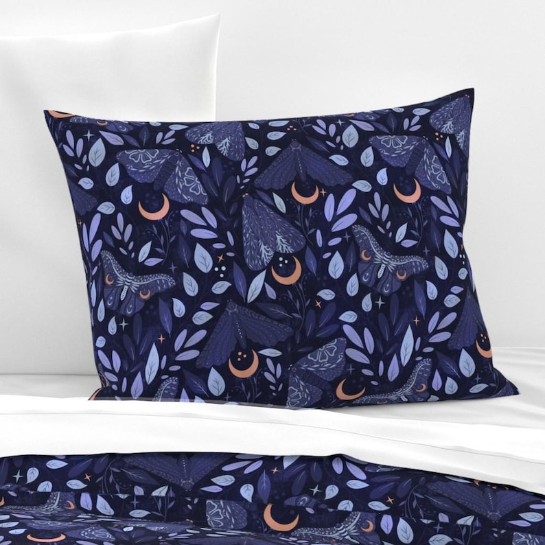 Gothic Moth Bedding - Forest Moth by Noraostudio - Whimsigoth Dark ...