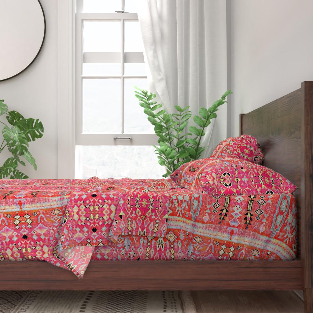Moroccan Style Sheets - Tropical Sunrise Vertical by Floraryfabrics ...