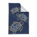 Sashiko Turtles Tea Towel Three Turtles by Marketa_stengl Sea Turtles ...