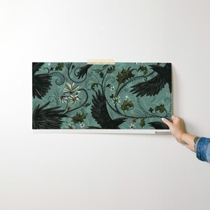 Gothic Ravens Non-pasted Wallpaper - Mystic Crows by Stephaniebeischer ...