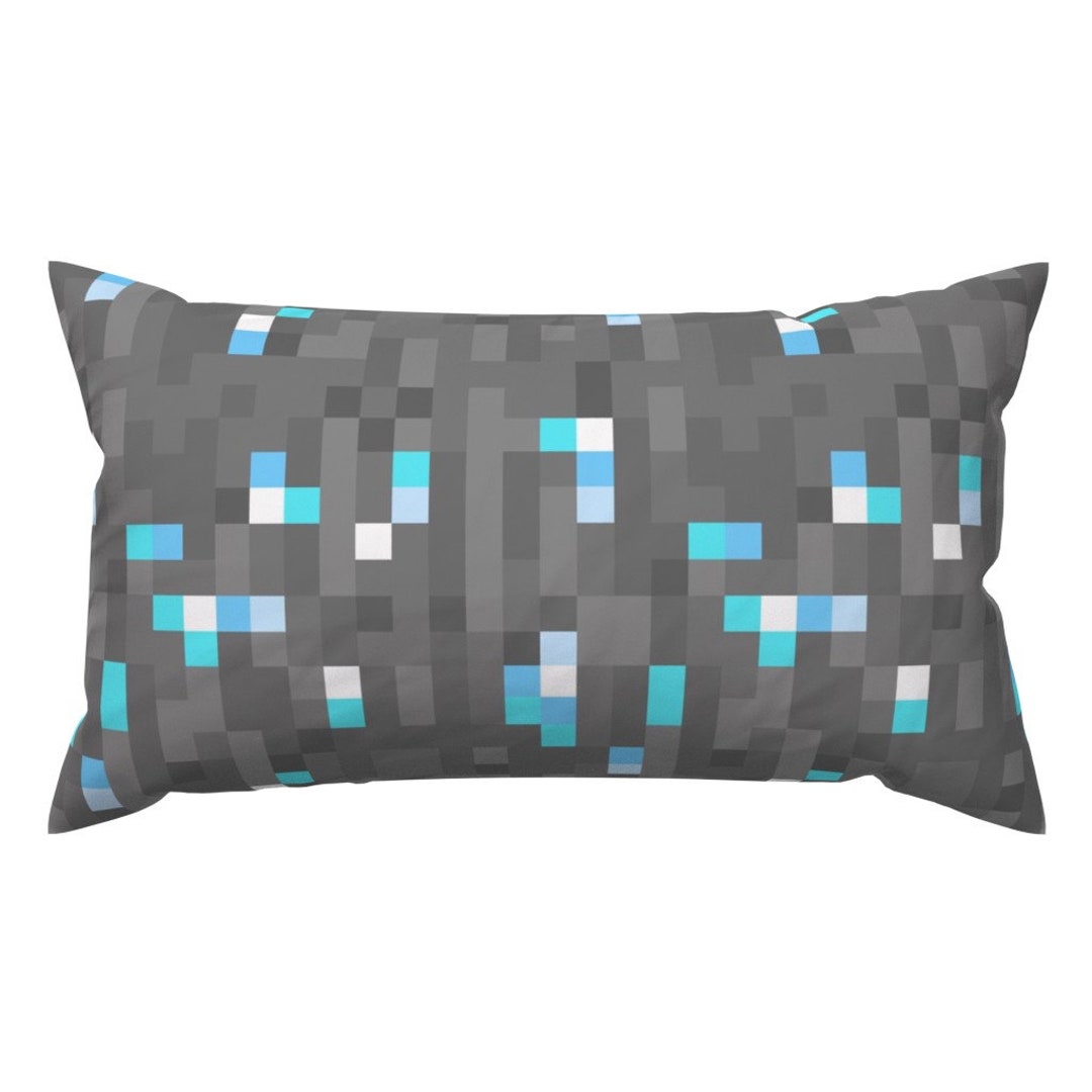 Video Game Accent Pillow - 8-bit Block by Wilsongraphics - 8 Bit ...