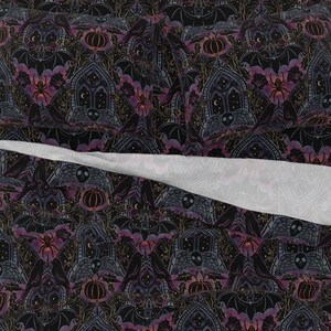 Raven Sheets Dark Gothic Large Scale by Byre_wilde Damask - Etsy