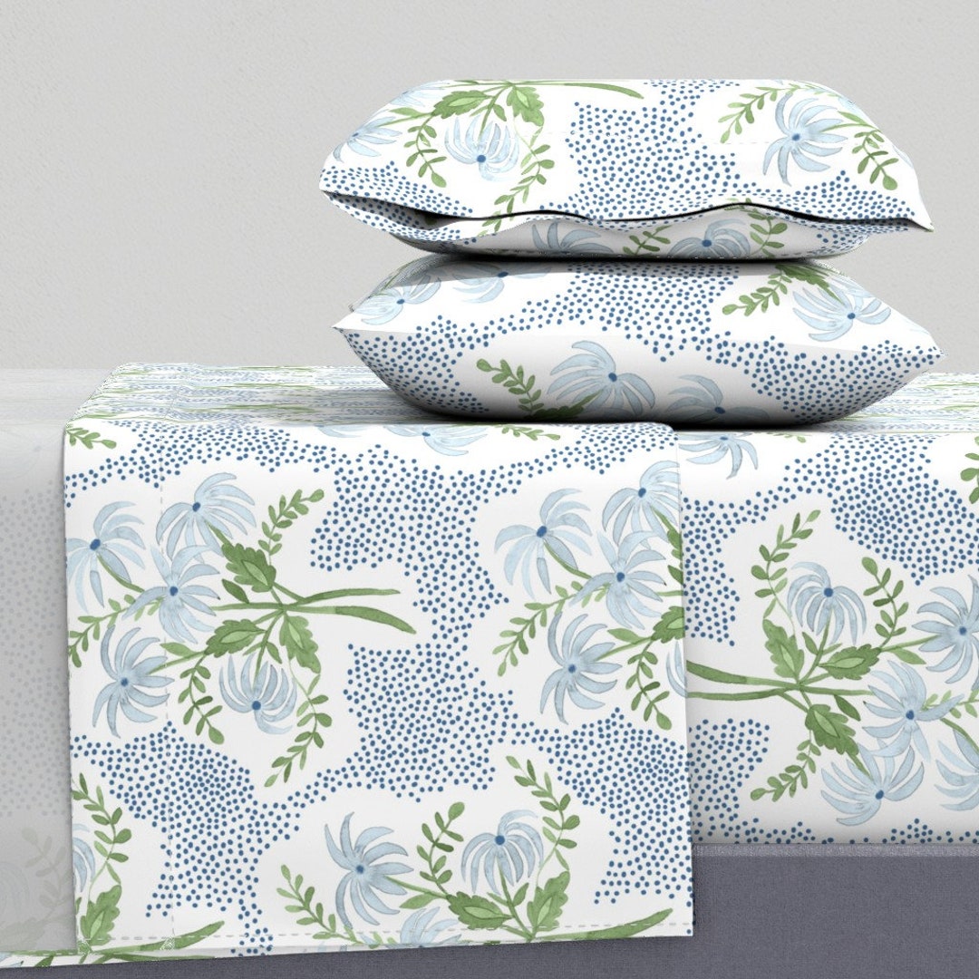 Pastel Wildflower Sheets Pearl's Bouquet by - Etsy