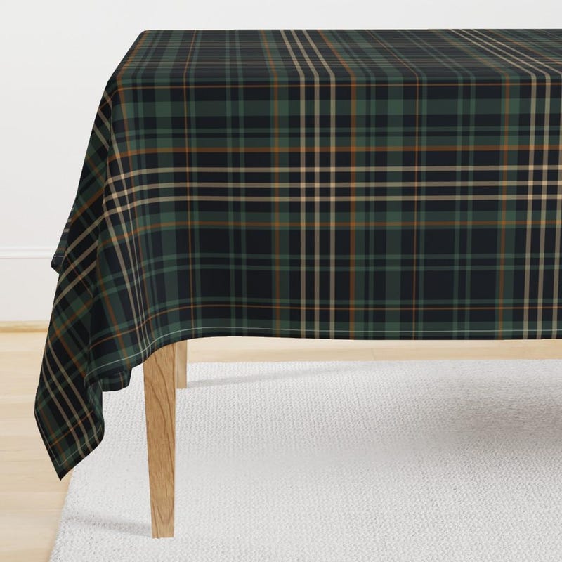 Plaid Tablecloth - Etsy