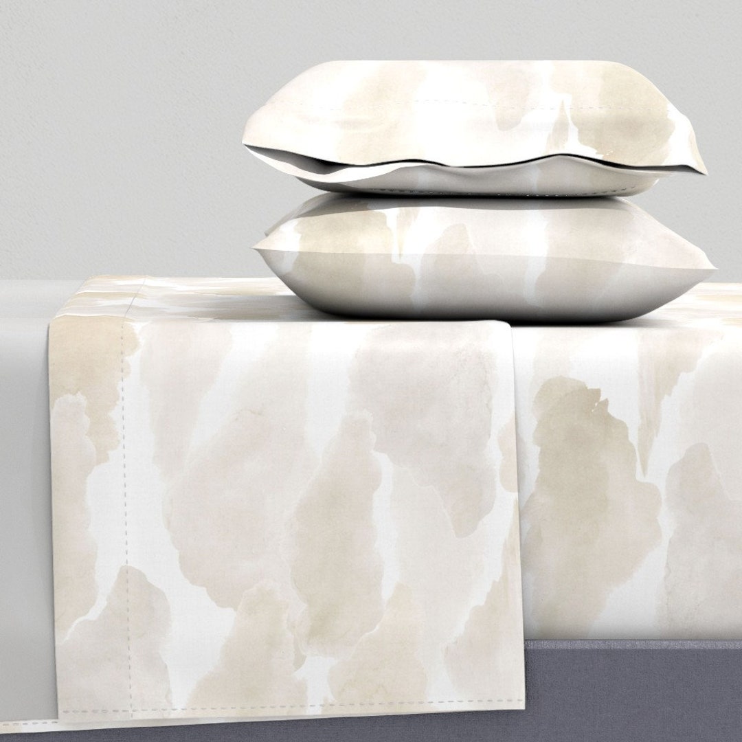 Soft Cloud Sheets Jumbo Clouds by Hipkiddesigns Muted Earth Tone Beige ...