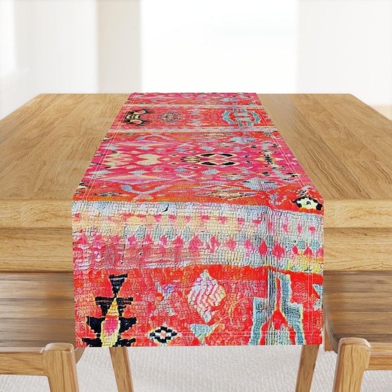 Boho Table Runner - Etsy