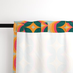 Vintage Stripe Curtain Panel 70's Retro by Annhurleydesign Retro 1970s ...