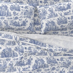 Traditional Toile Sheets Toile by Peacoquettedesigns French Romantic ...