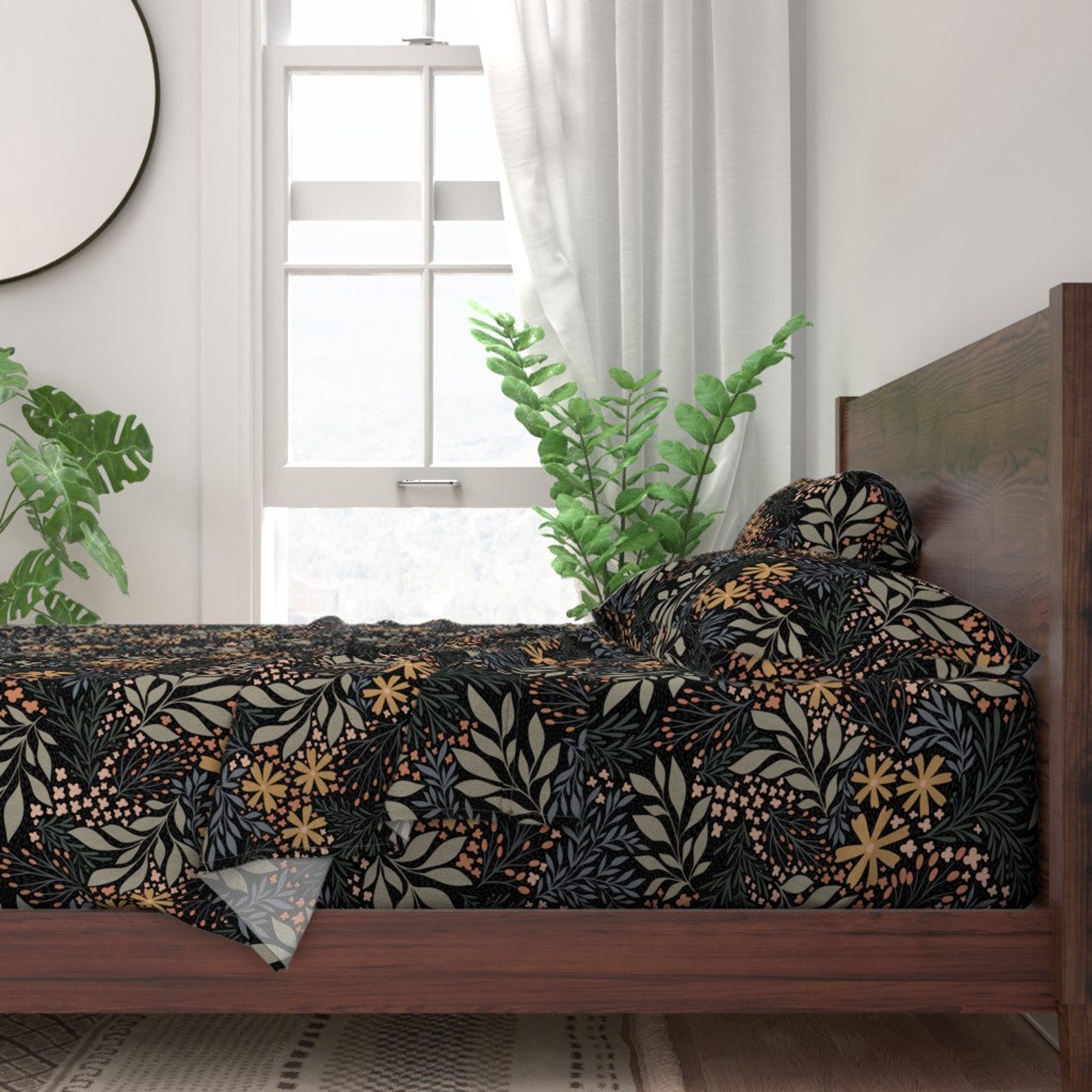 Vintage Flowers Sheets English Garden Floral by - Etsy