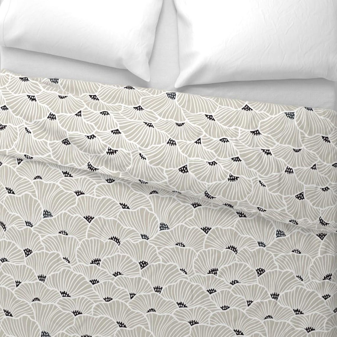 Neutral Floral Bedding - Shells by Amy_maccready - Scallop Shells ...
