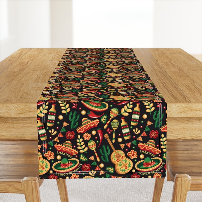Fiesta Table Runner - Etsy
