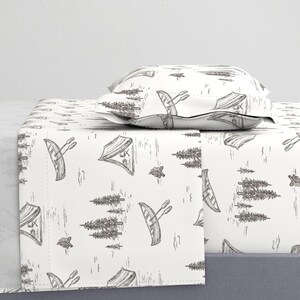 Woodland Adventure Sheets - Lake Life by Rose_lindo - Outdoors Rustic ...