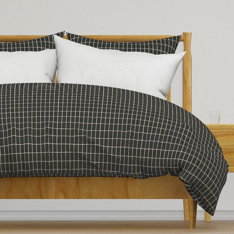 Grid Bedding - Etsy