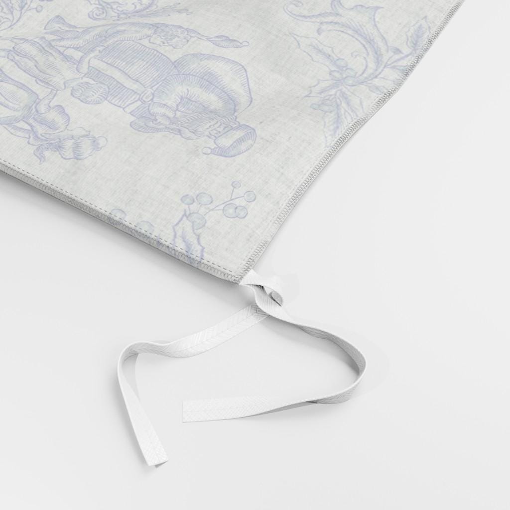 Santa Claus Bedding - Christmas Toile in Blue by Aaron_gallen - Holiday ...