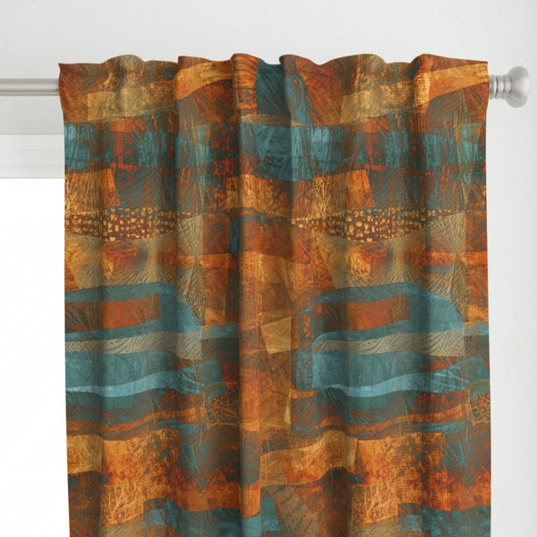 Copper Color Curtain - Etsy