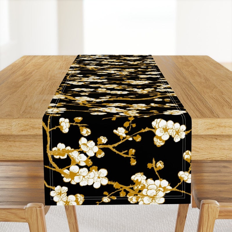 Japanese Table Runner - Etsy