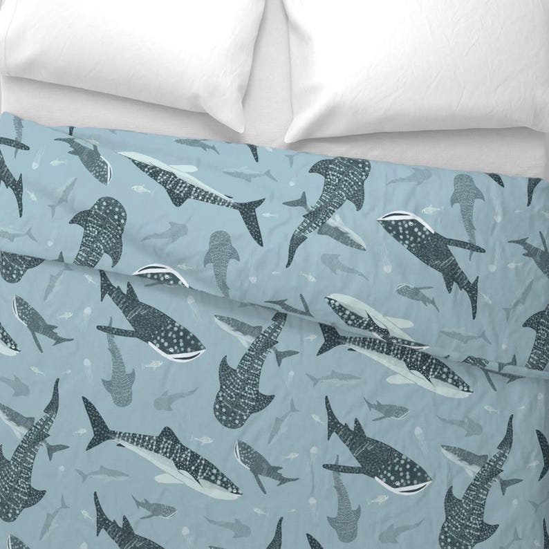 Whale Shark Bedding - Whale Sharks Swimming by Amy_hadden - Under the ...