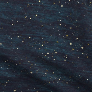 Nighttime Stars Sheets Night Sky Stars Midnight Blue by At_the_cottage ...