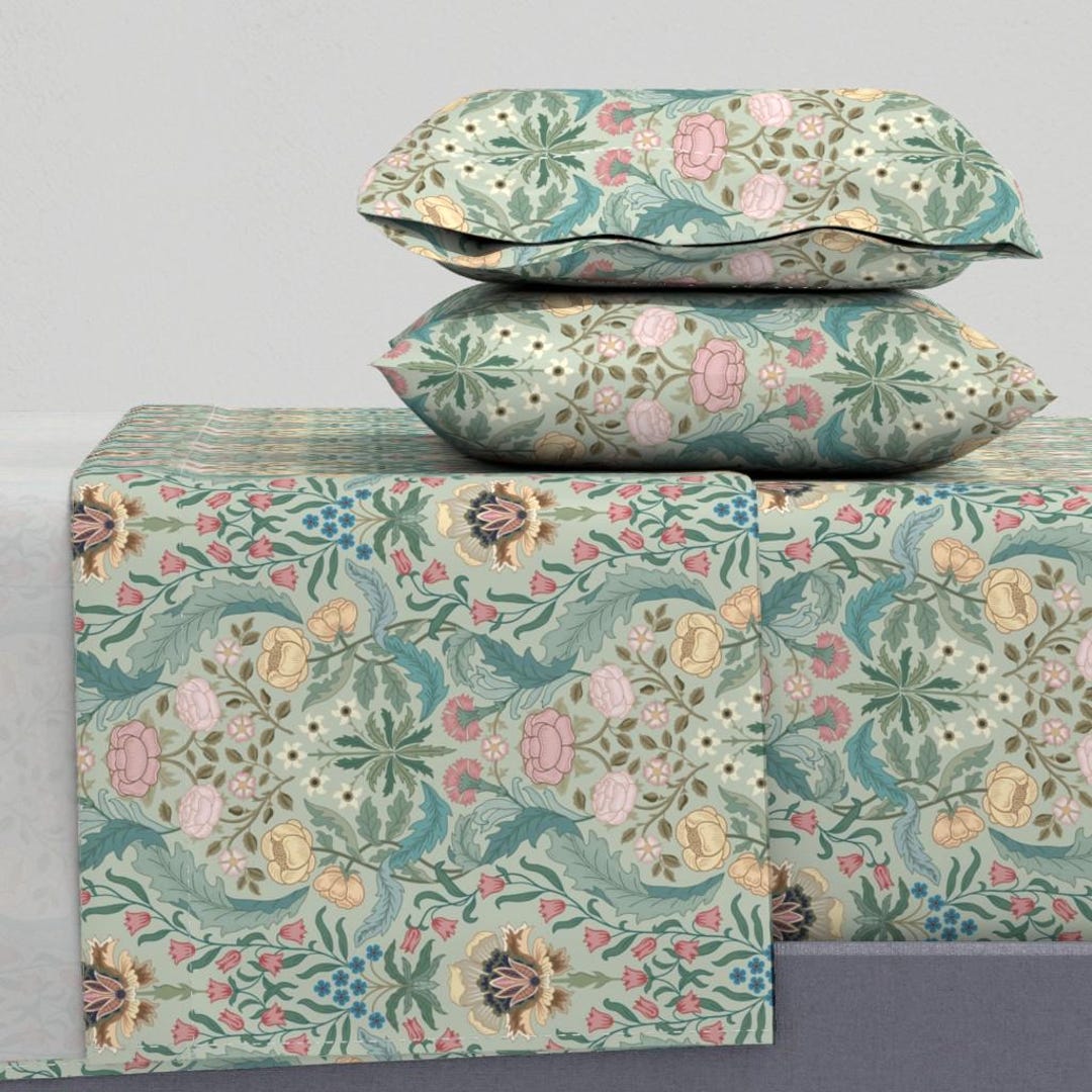 Arts and Crafts Sheets - Victorian Era Floral by Misentangledvision ...