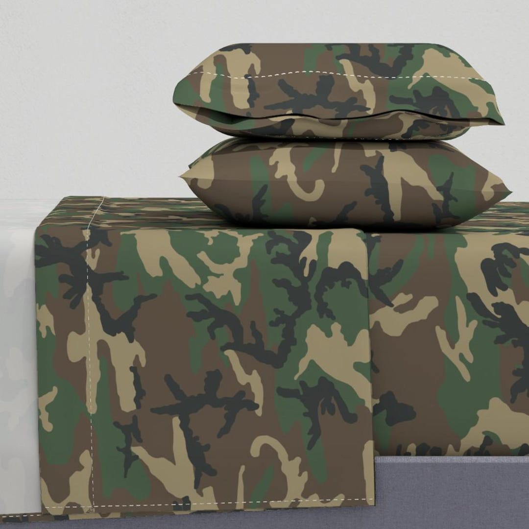 Camouflage Woodland Sheets - Woodland Camo by Ricraynor - Hunting ...