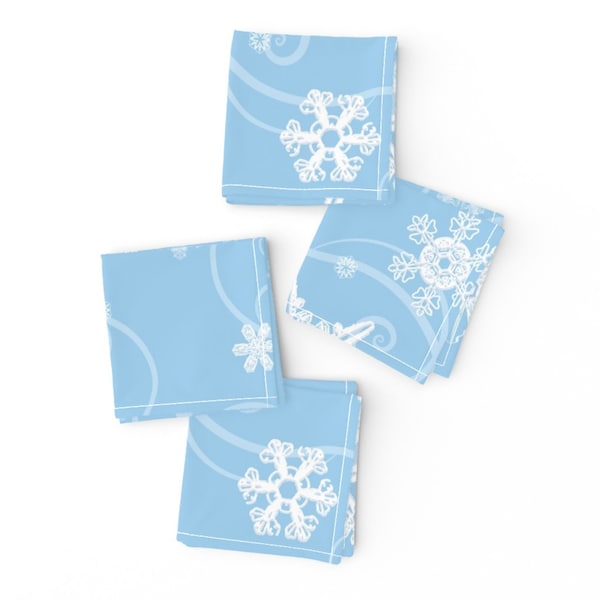 Snowflake Napkins - Etsy