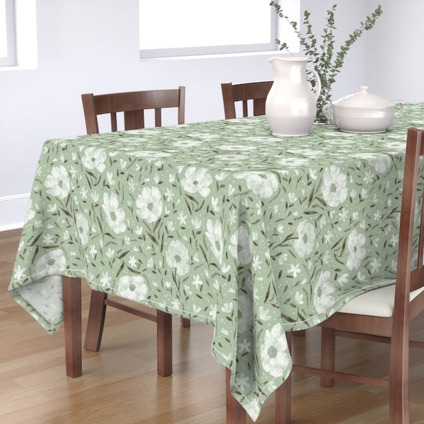 Floral Tablecloth - Etsy