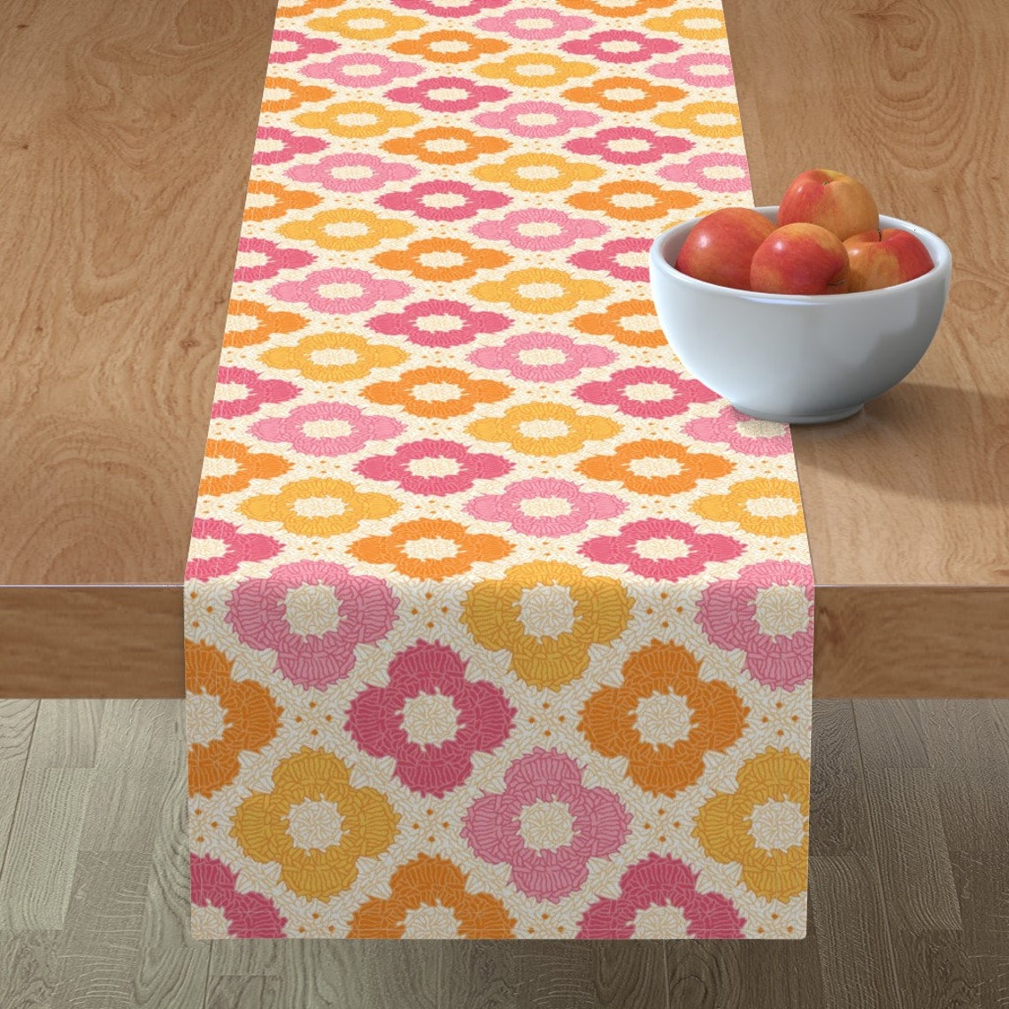 Granny Square Table Runner Granny Square Crochet Flower by - Etsy