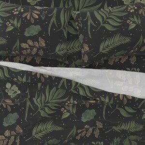 Moody Botanical Sheets Dark Botanical Leaves by Thestorysmith Jumbo ...