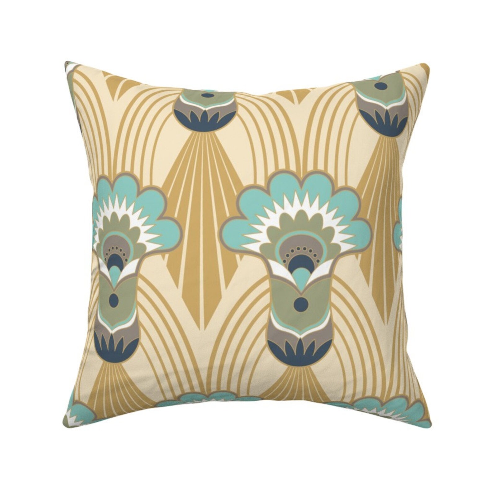 Egyptian Inspired Throw Pillow Egyptian Art Deco by | Etsy