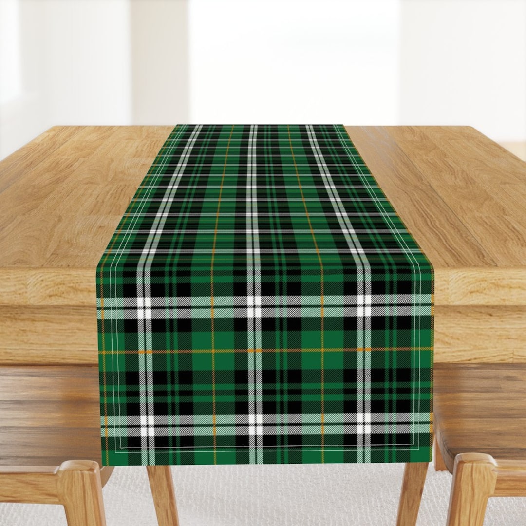 St Patricks Day Table Runner - Irish Plaid by Littlearrowdesign - Plaid ...