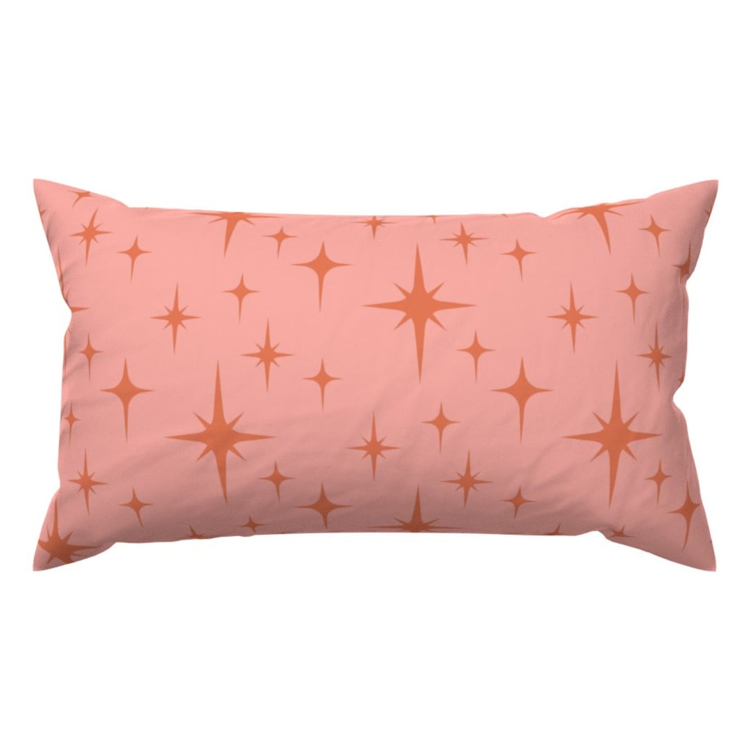 Mid Century Stars Lumbar Pillow - Retro Mod Starburst Mcm 50s 60s ...