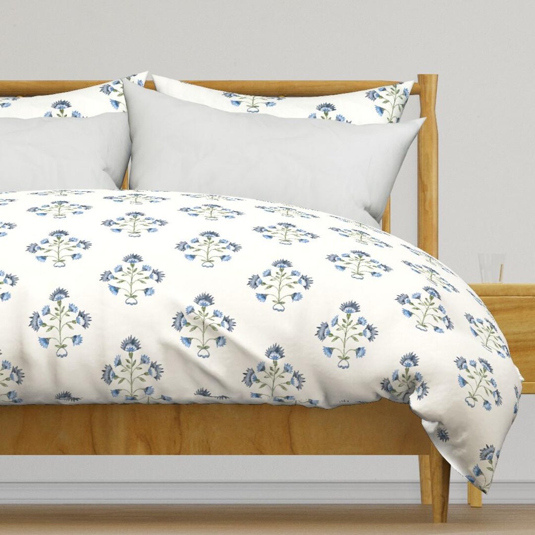 Traditional Floral Bedding - Blue Green Annie by Danika_herrick ...