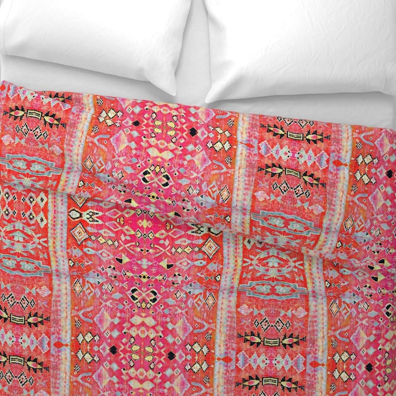 Moroccan Style Bedding - Tropical Sunrise Vertical by Floraryfabrics ...