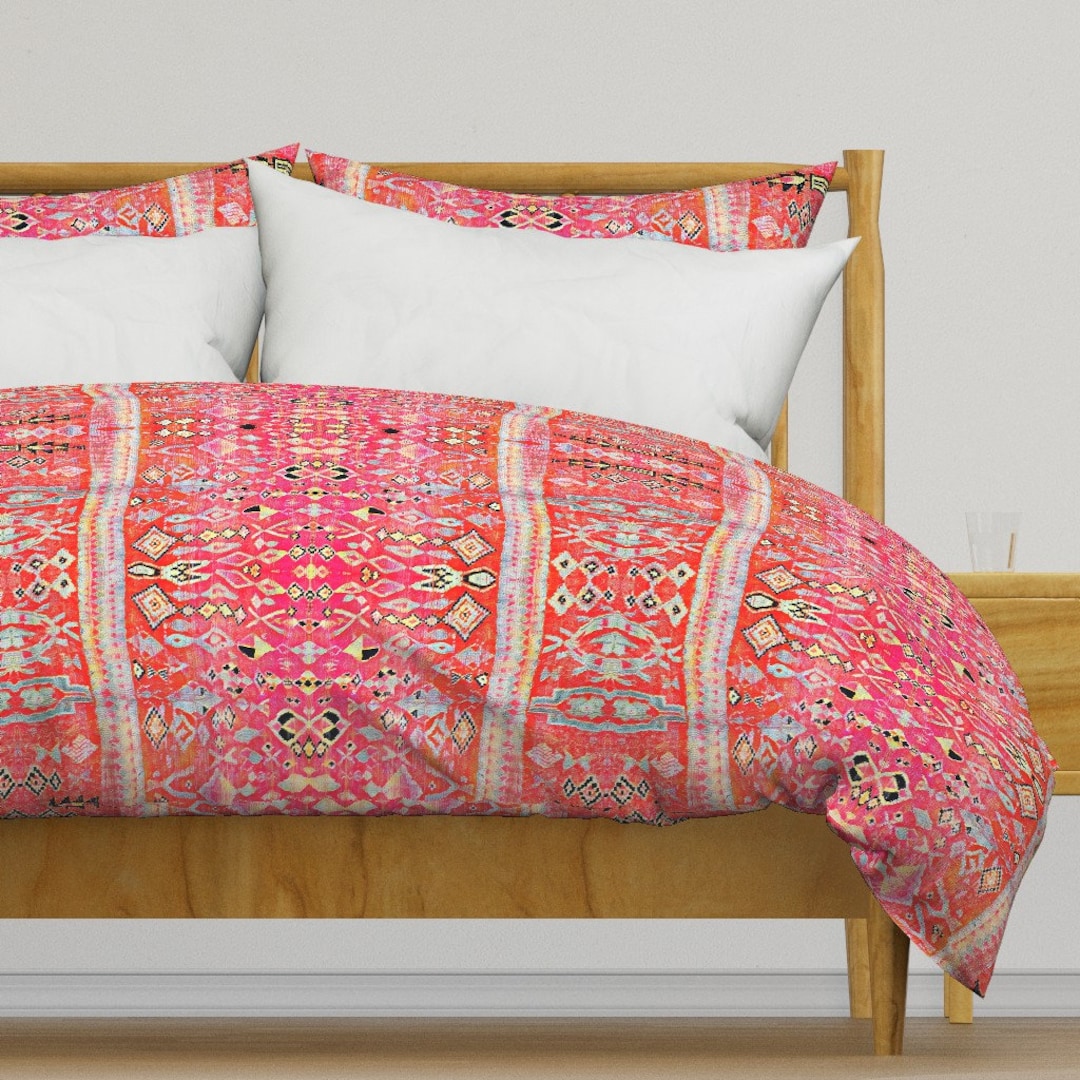 Moroccan Style Bedding Tropical Sunrise Vertical by Floraryfabrics ...