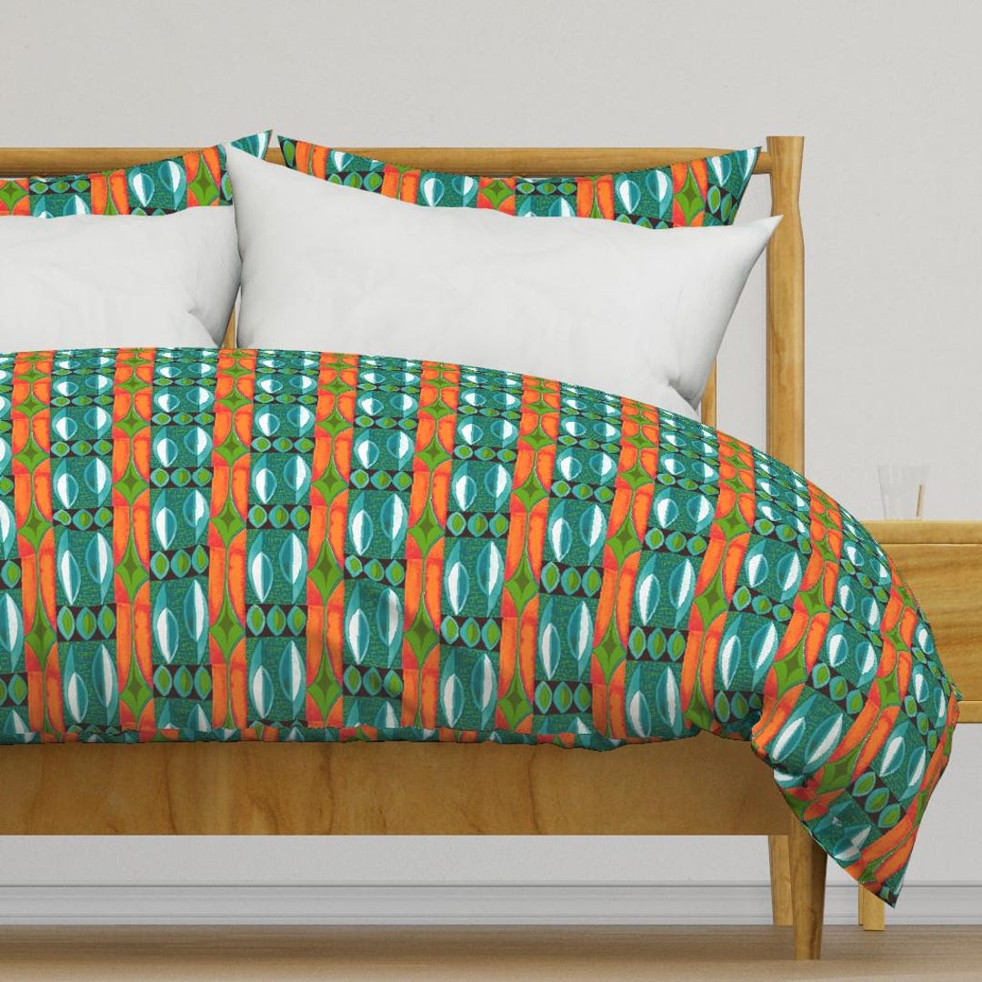 Mid Century Mod Bedding - Abstract Shield by Sophista-tiki_by_dawn ...