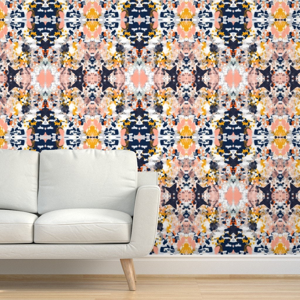 Abstract Commercial Grade Wallpaper Stella Abstract Art - Etsy