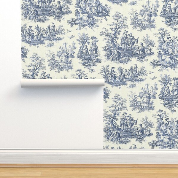 Toile Wallpaper - Etsy